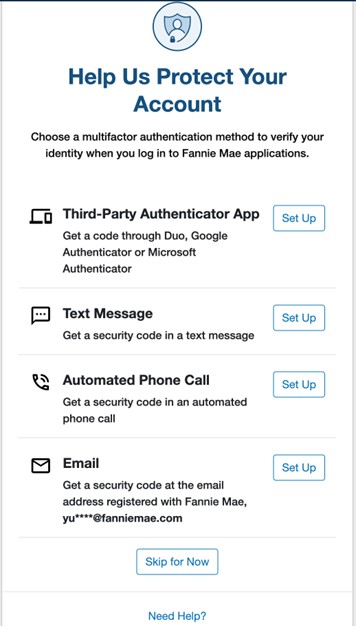 User Guide: How to Manage Multifactor Authentication | Fannie Mae